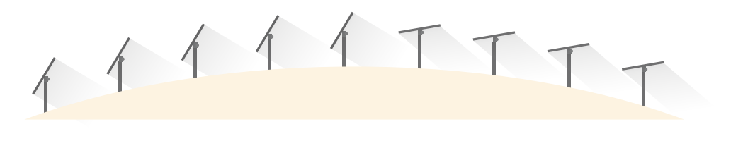 PHOTOVOLTAIC TRACKER - 1 row of modules - Energy5